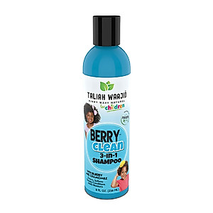 Taliah Waajid Kinky Wavy Natural Clean Three in One, Berry, 8 Ounce