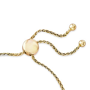 Ross-Simons 2.00 ct. t.w. Diamond Cluster Bolo Bracelet in 18kt Gold Over Sterling