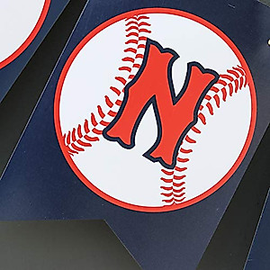 Boston Creative Company Baseball Concessions Banner Concession Sign Baseball Decor Baseball Happy Birthday Banner Baseball Themed Pennant Banner