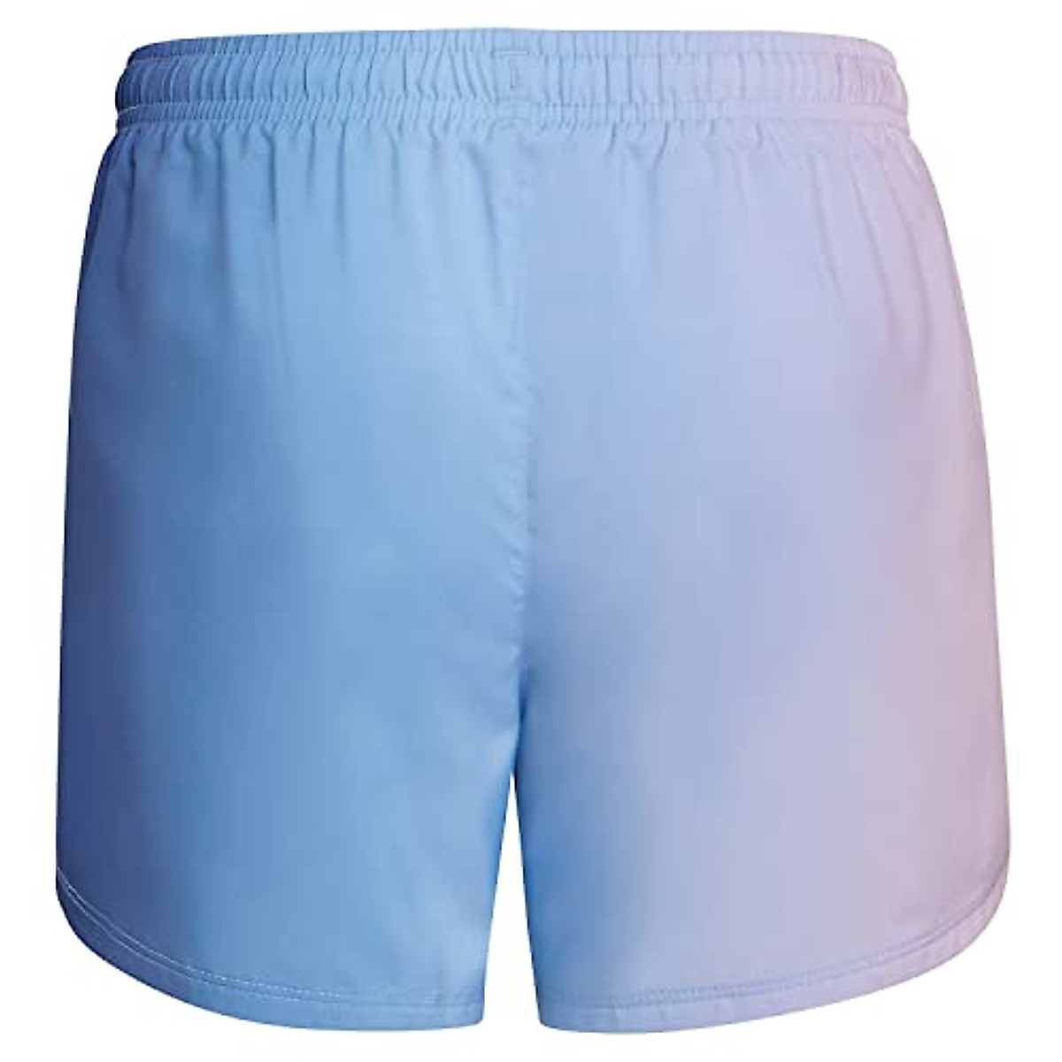 adidas Girls' Big Elastic Waistband Ombre Woven Short 22, Crew Blue, X-Large (16)
