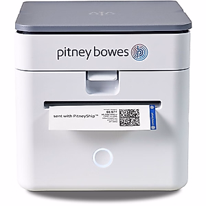 Pitney Bowes Shipping Label Printer with Built-in Scale, all-in-one shipping solution from, on shipping with PitneyShip™ Cube and software application