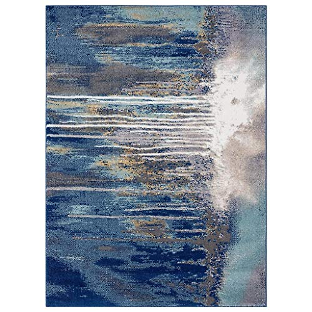 LUXE WEAVERS Beverly Collection Modern Area Rug 1066 Blue 8x10