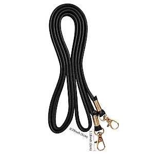 PU Leather Replacement Crossbody Shoulder Strap for Women Small Black Cell Phone Case Purse Wallet Bag Handbags Straps (Set of 2)