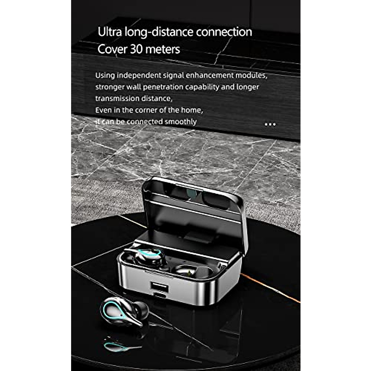 proQual M31-A Wireless Earphone in-Ear Low Latency Mini Stereo Sound Bluetooth-Compatible 5.2 Earbud for Gaming Bluetooth-Compatible