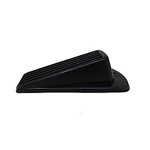 Shepherd Hardware 8934E 8934 Heavy Duty Rubber, Black, 2 Pack Door Wedge, 2-Pack