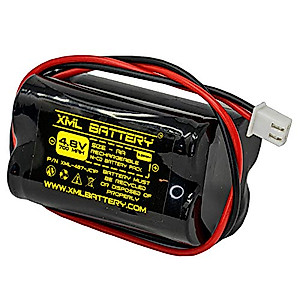 XML Battery BL93NC487 4.8v 700mAh Ni-CD Rechargeable Battery Pack Replacement for Exit Sign Emergency Light