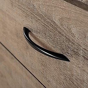 South Shore Step One Captain Bed with 4 Drawers-Full-Weathered Oak