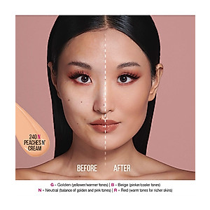 HUDA BEAUTY #FauxFilter Luminous Matte Foundation 245B Peaches N Cream