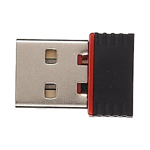 ASHATA Dongle, IEEE 802.11 n/g/b 2.4GHz Mini Network USB Adapter for PC Desktop Laptop, Support for Win2000/XP/Vista/Win7/for/for Linux