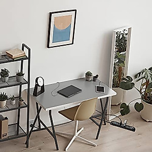 Monster 6ft Heavy Duty Black Power Strip and Tower Surge Protector, 1200 Joule Rating, 6 120V-Outlets, and 2 USB-A Ports- Ideal for Computers, Home Theatre, Home Appliances, and Office Equipment