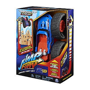 Air Hogs Super Soft, Jump Fury with Zero-Damage Wheels, Extreme Jumping Remote Control Car, Kids Toys for Kids 4 and up, 1:15 Scale