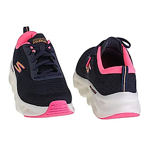 Skechers Women's GO Run Glide Step Hyper Sneaker, Navy, 9