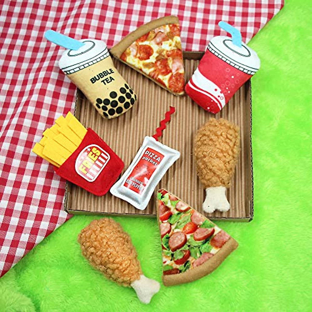 Jumpaws 8 Assortments Pack Natural Interactive Catnip Cat Toys Multi Food Toy Value Set, Accessories for Indoor Cat