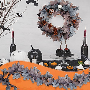3 Pieces Maple Leaves Fall Garland 5.9 Feet Artificial Fall Leaf Garland Decorative Hanging Vines for Home Garden Party Wedding Thanksgiving Christmas Ornament