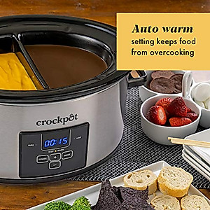 Crock-Pot Choose-a-Crock Digital Countdown Slow Cooker Stainless Steel, 6-Quart