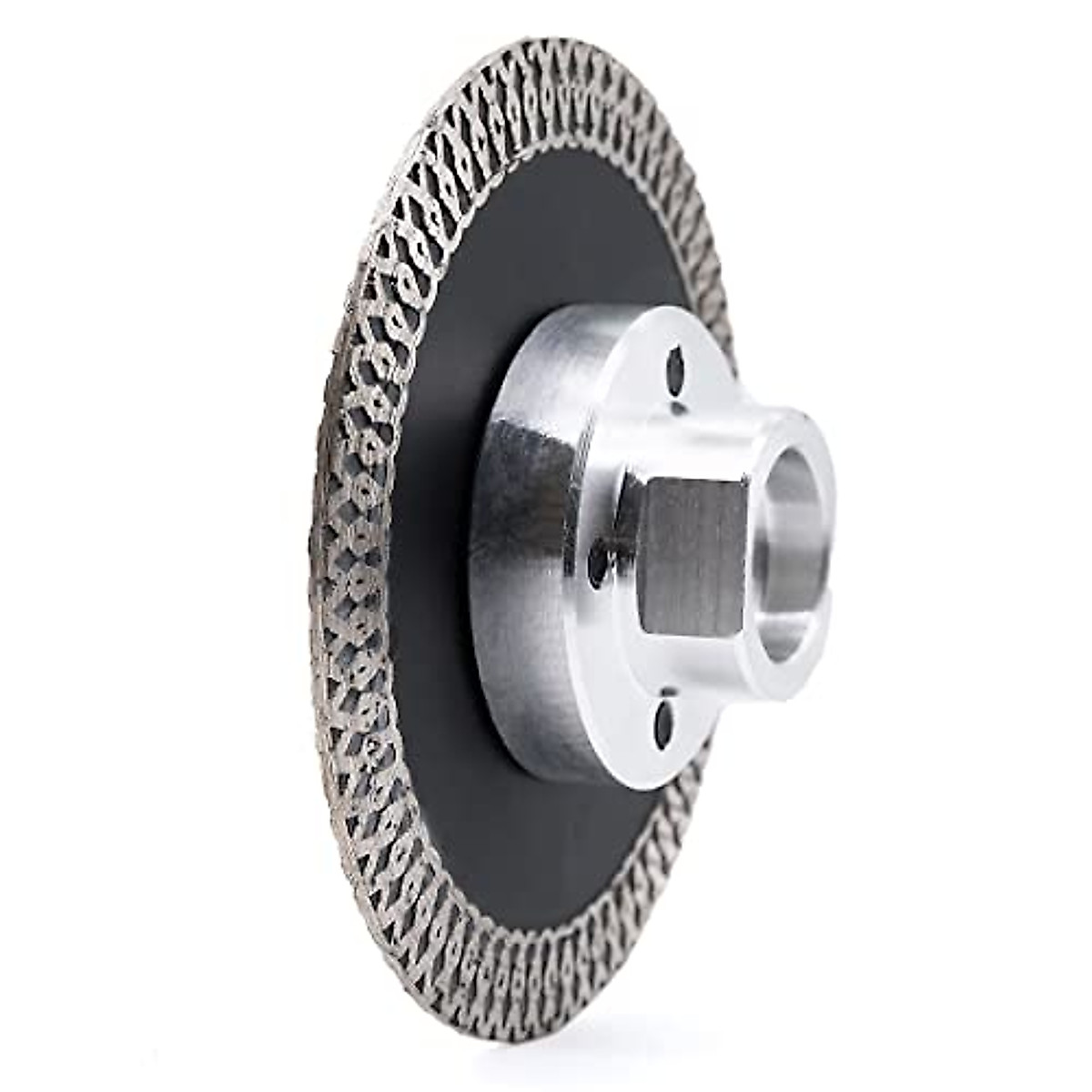SUBRILLI 3 Inch Diamond Saw Blade Turbo Segment Carving Cutting Disc with Removable 5/8-11 Thread for Stone Granite Tiles