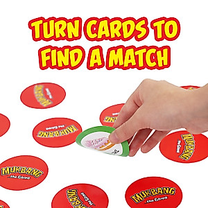 Far Out Toys MUKBANG Electronic Food Sound Memory Game, Match Cards to Mukbang Sounds, Gaming Unit, 35 Food Cards, Slurp, Crunch, Belch, & More