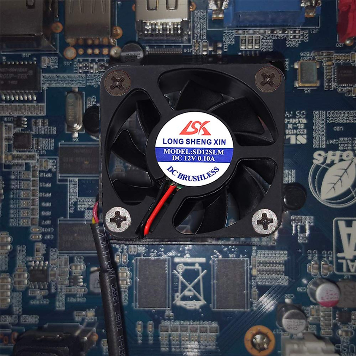 2 PCS Brushless Cooling Fan, Icstation DC Cooling Fan 50mm x 50mm x 10mm 5010 12V 2 Pin Fan 0.1A for 3D Printer Computer Case Fan