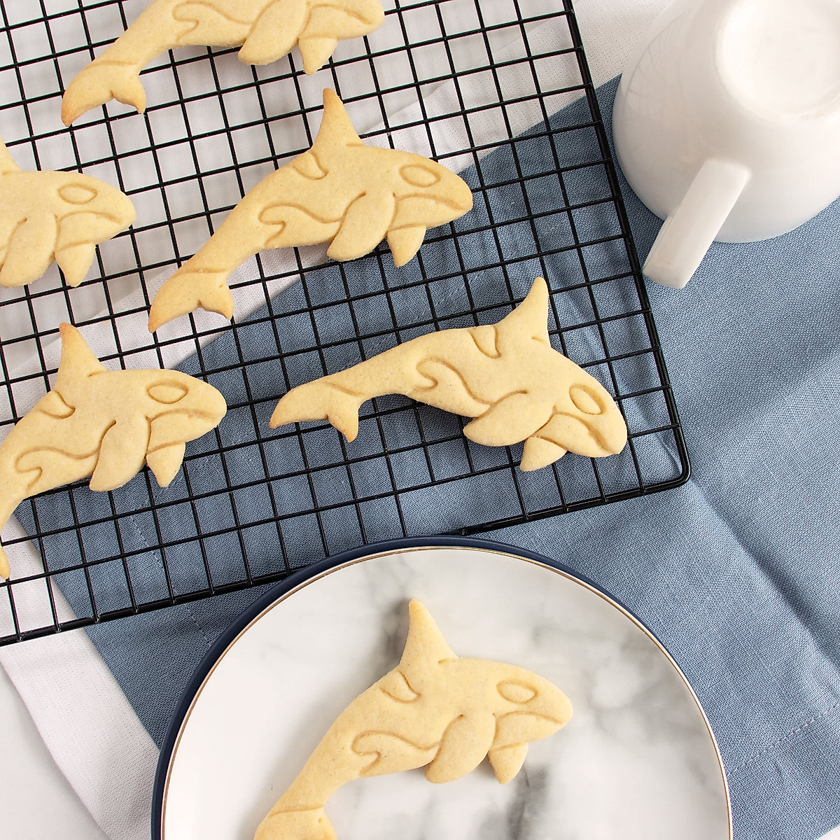 Orca cookie cutter, 1 piece - Bakerlogy