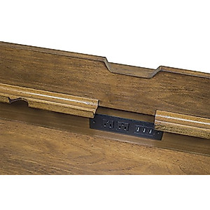 Martin Furniture Electric Hartford Sit/Stand Desk, Brown