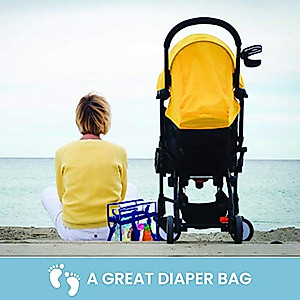 Bags for Less Clear Bag Stadium Approved Tote with Handles Double Zippers Adjustable Shoulder Straps