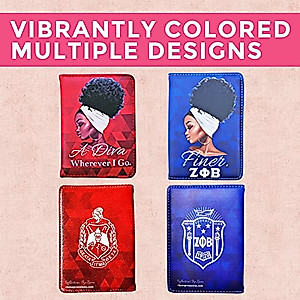 Passport Cover Sorority Gifts Black Sorority 1920 Traveling Wallet Case Gift for Zetas 1920