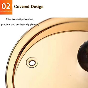 GRIPITHPY Heat Resistant Glass Saucepan with Lid, Large Double Handles Glass Cooking Pot, Glass Stovetop Pot for Pasta Noodle, Soup, Milk, Baby Food, Spaghetti, Fruit(1900ml/2quart, A)