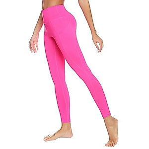Auu High Waisted Leggings with Pockets Workout Leggings for Women Stretch Yoga Pants Buttery Soft
