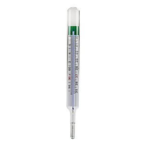 Geratherm Mercury Free Oral Glass Thermometer, Pack of 2