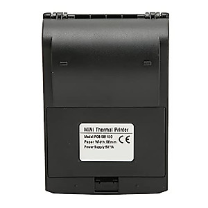 Thermal Printer, 58mm Small Paper Width and Convenient 100240V Thermal Receipt Printer for Restaurants (US Plug)