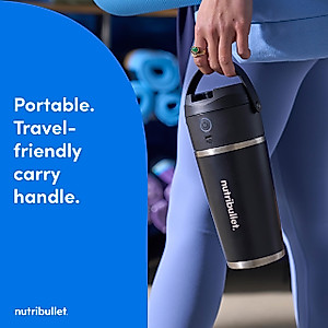 nutribullet Flip Portable Blender with Tritan Cup, Black, NBPB10350