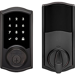 Kwikset Premis Touchscreen Smart Lock Electronic Deadbolt, Works with Apple HomeKit via Apple HomePod or Apple TV, in Venetian Bronze