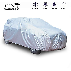 Large Kids Ride-On Toy Car Cover, Outdoor Wrapper Resistant Protection for Electric Battery Powered Children Wheels Toy Vehicles-Universal Fit, Water Resistant, UV Rain Snow Protection (Silver)