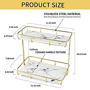 Dobbyby Bathroom Organizer Countertop & Soap Holder