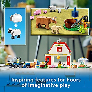 LEGO City Barn & Farm Animals 60346 Building Toy Set for Kids, Preschool Boys and Girls Ages 4+ (230 Pieces)