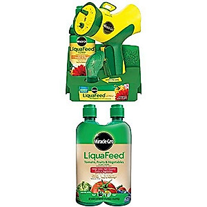 Miracle-Gro Liquafeed Advance Starter Kit + Fruit & Vegetables Food Refill Pack