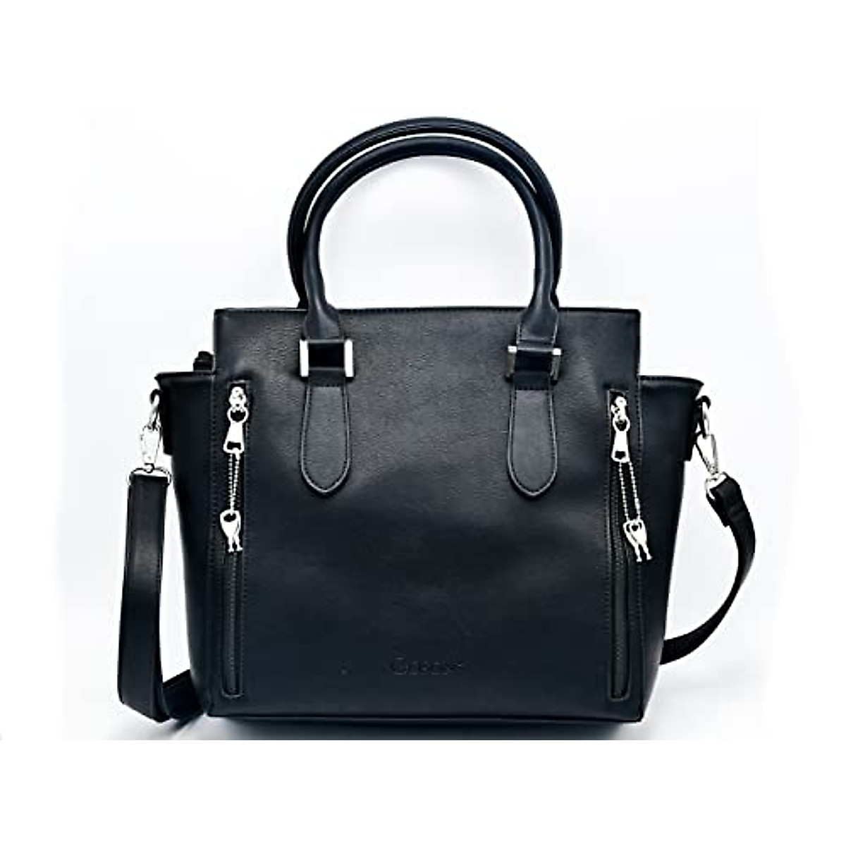 Goson Concealed Carry Tote Bag - Large and Fashionable CCW Purses for Women with Multiple Pockets, Crossbody Straps, YKK Locking Zippers in Faux Leather