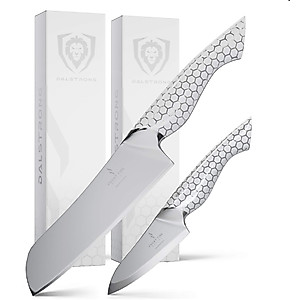 Dalstrong The Frost Fire Series 7" Santoku Bundled With The Frost Fire Series 3.5" Paring Knife