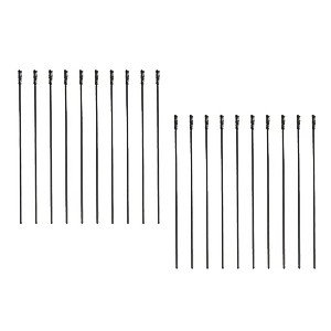 SING F LTD 20pcs Diamond Twist Drill Bit 1mm Jewellery Solid Drill Bits for Jade Stone Glass Pearl Seashells Tile Fit for Bench Drill Hanging Mill