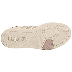 adidas Women's Hoops 3.0 Sneaker, Off White/Wonder Taupe/White, 9
