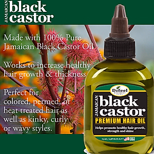 Difeel Superior Growth Jamaican Black Castor Premium Hair Oil 2.5 oz.
