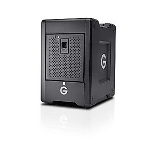 G-Technology 24TB G-Speed Shuttle Thunderbolt 3 – Transportable, 4-Bay Raid Storage Solution – 0G10072-1