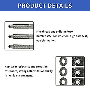 Truck Bed Mounting Hardware Kit Compatible with Ford F250 F350 F450 F550 Super Duty Truck 1999-2016 Replaces 924-311, W706640-S900, W706641-S900, W708770S436 (Including 8 Bolts, Captured Nut, Washers)