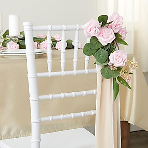 100 Pack Light Pink Artificial Flowers, Bulk Stemless Fake Foam Roses for Wedding, Decorations, Bouquets (3 in)