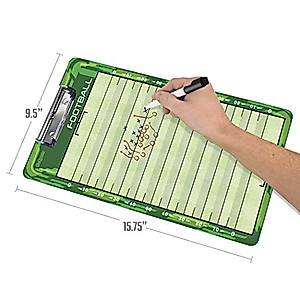 GoSports Dry Erase Coaches Board with 2 Dry Erase Pens