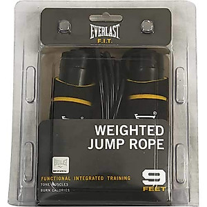 Everlast Evergrip Weighted Jump Rope (Black)