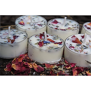 TooGet Dried Flowers Natural Flowers Includes Red Rose Flowers, Peony Ball, Gomphrena globosa, Peach Flowers, Edible Flower Kit for Soap Making Supplies, Also for All Kinds of Flower Crafts