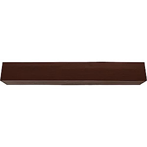 4" H x 8" D x 84" W Rough Cedar Faux Wood Fireplace Mantel, Natural Pecan