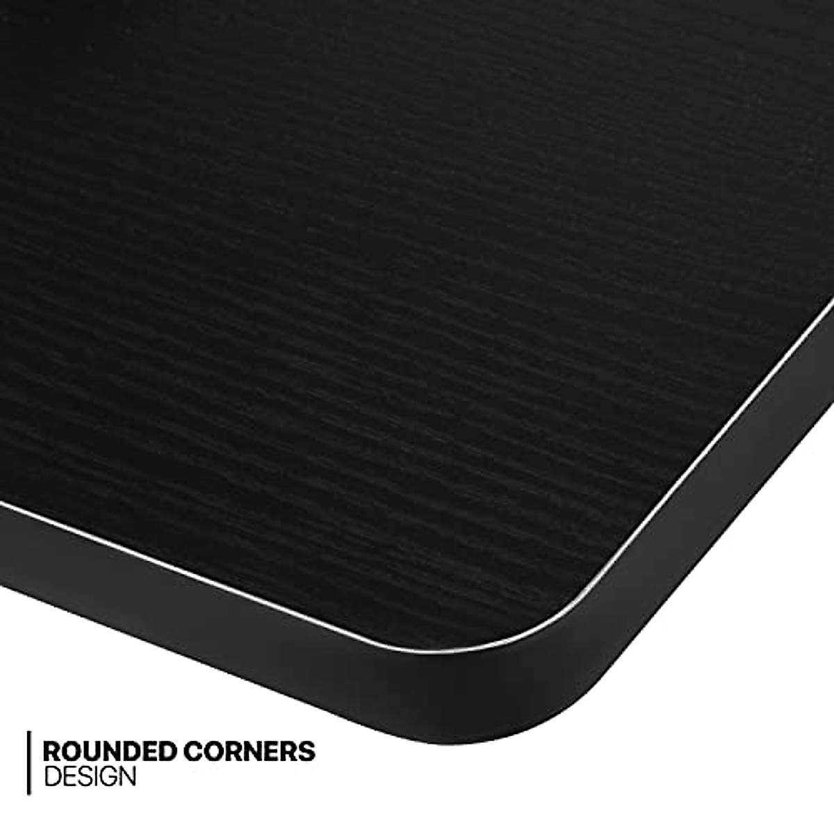 MoNiBloom Computer Desk for Small Standing Portable Laptop Workstation 3 Tier Compact Study Sofa Side Bed Table, Z-Shape Space Saving Desk, Black