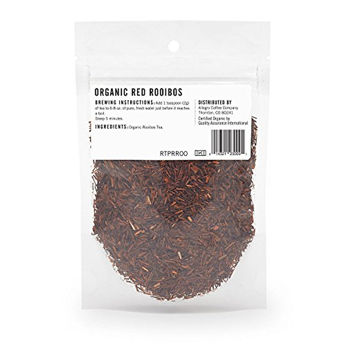 Allegro Tea, Organic Red Rooibos, Loose Leaf Tea, 1 oz